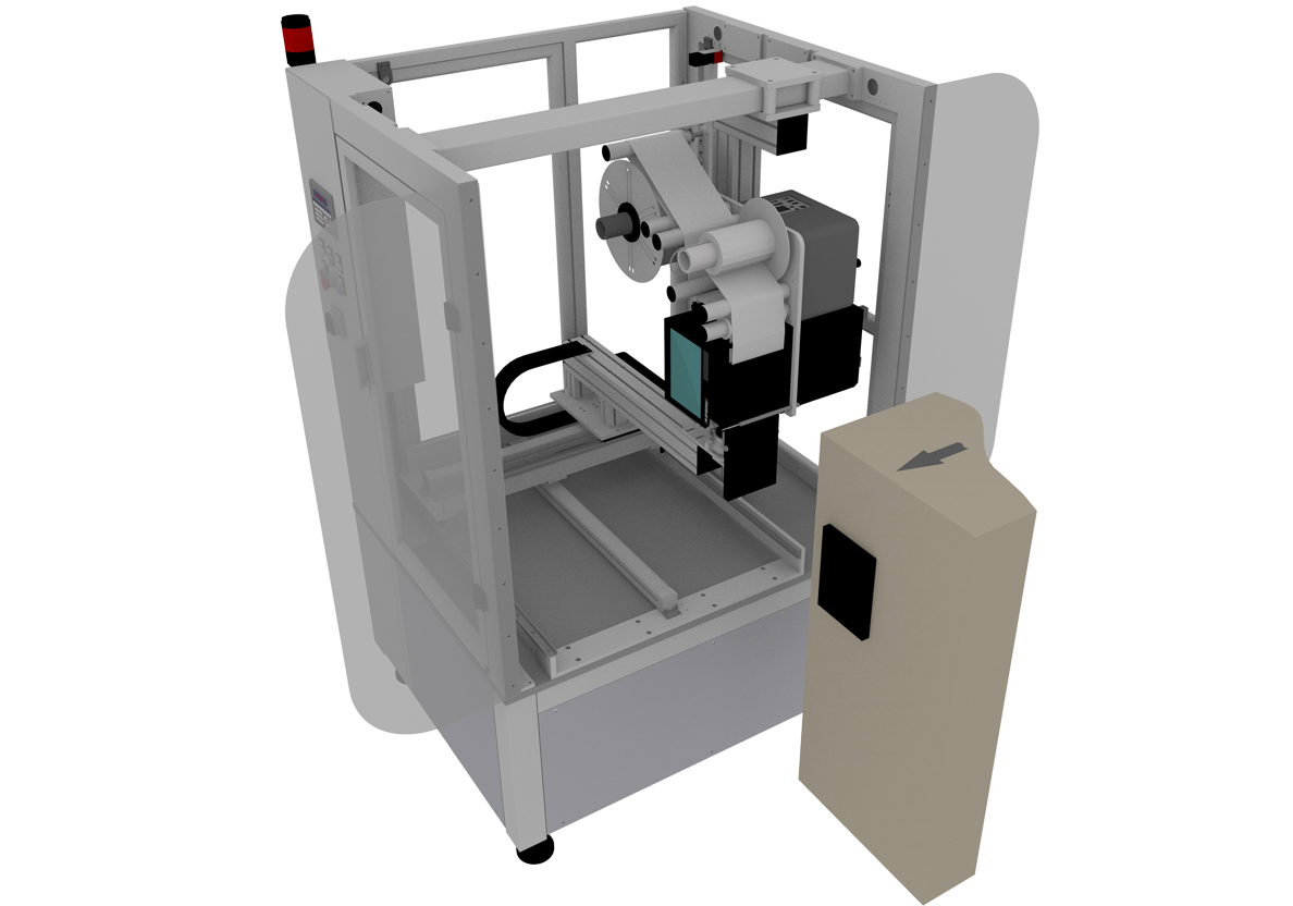 ALcode P Standalone Multi-Face Robotic Pallet Labeller - ALTech UK