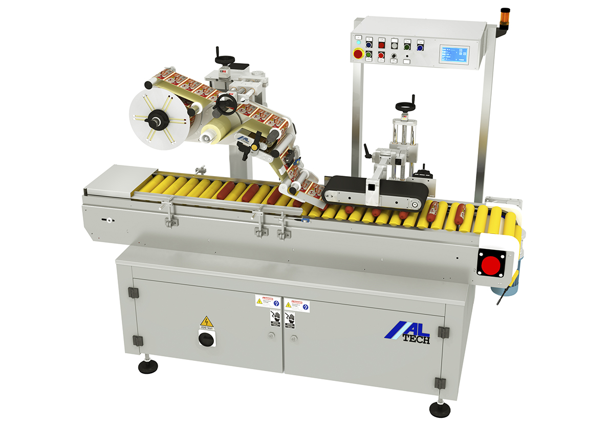 ALline Horizontal Roller Conveyor Labelling System - ALTech UK