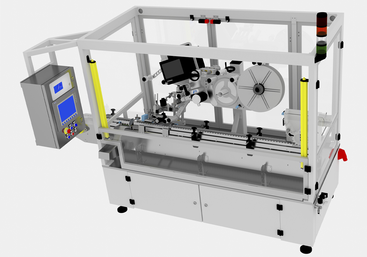 ALline Horizontal Roller Conveyor Labelling System - ALTech UK