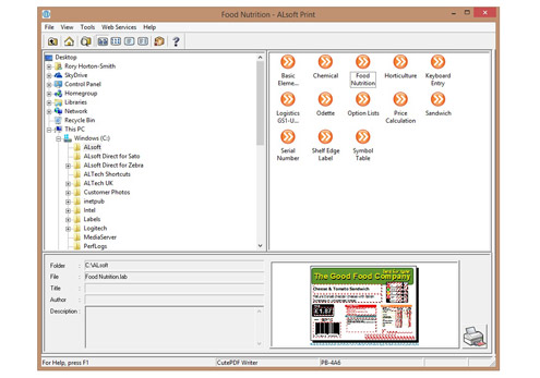 ALsoft Professional Label Software for Any Label Printer - ALTech UK