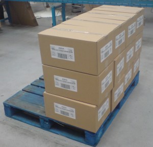 Flat Cardboard Box Stack Feed and Labelling System - ALTech UK