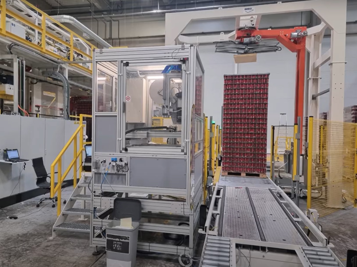 ALcode P Extended Stroke Pallet Labelling Machine - ALTech UK